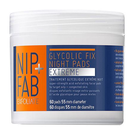 Nip+Fab Glycolic Fix X-Treme Pads 80ml 60 Pads  One Size