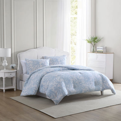 Laura Ashley Bedford Midweight Comforter Set USHSA51252396, Color ...