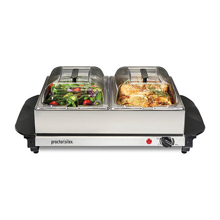 Click here for Proctor Silex Double Buffet Server  One Size  Stai... prices