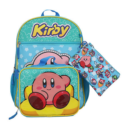 Click here for Licensed 5 Piece Kirby Backpack Set with Lunch Bag... prices