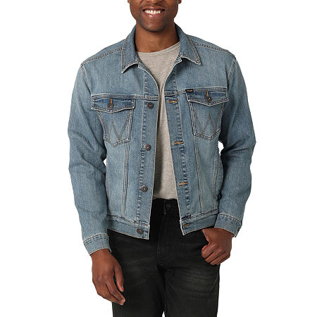 Click here for Wrangler Mens Denim Jacket  Small  Blue prices