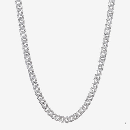 Click here for Mens Sterling Silver 22 Inch Curb Chain Necklace... prices