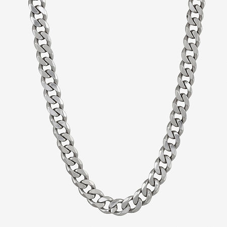 Click here for Mens Sterling Silver 22 Inch Curb Chain Necklace... prices