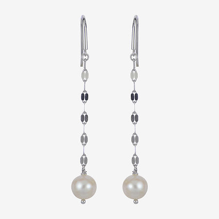 Click here for 7-8Mm Cultured Freshwater Pearl Sterling Silver Ea... prices