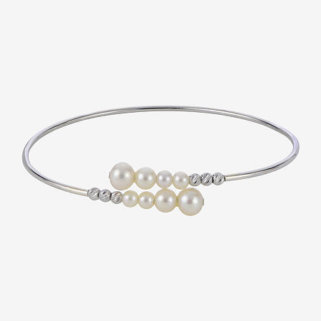 Click here for Womens White Cultured Freshwater Pearl Sterling Si... prices