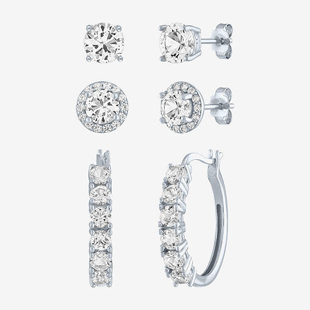 Click here for Gemstone Sterling Silver 3 Pair Jewelry Set  One S... prices