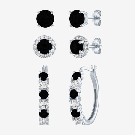 Click here for Gemstone Sterling Silver 3 Pair Jewelry Set  One S... prices