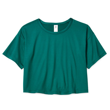 Click here for Xersion Little & Big Kid Girls Crew Neck Short Sle... prices