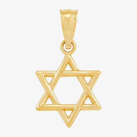 Click here for Star Of David Unisex Adult 14K Gold Star Pendant... prices