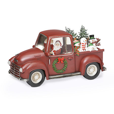 Click here for Roman 7in Led Swirl Truck Christmas Tabletop Decor... prices