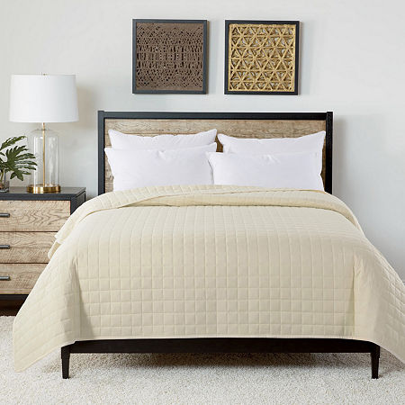 St. James Home Velvet Trim Down Alternative Blanket