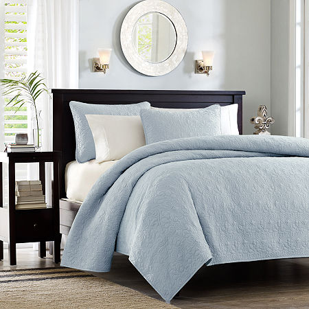 Madison Park Quebec 3-Pc. Quilt Set  Full/Queen - Blue