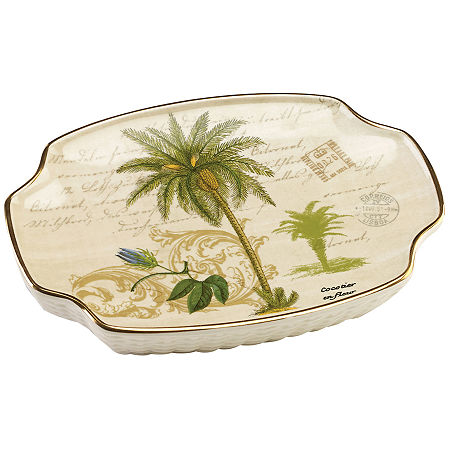 Click here for Avanti Colony Palm Tree Textured Ceramic Soap Dish... prices