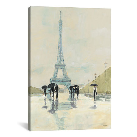 Click here for Icanvas April In Paris Canvas Art  One Size  Multi... prices