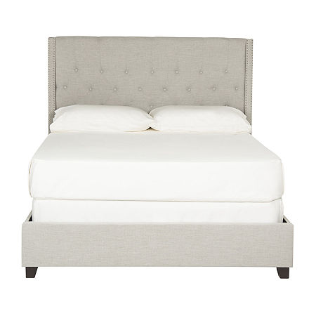 Click here for Winslet Linen Bed Frame  One Size  Gray prices