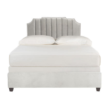 Click here for Streep Linen Channel Stitched Upholstered Bed  One... prices