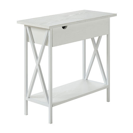 Click here for Tucson Flip Top End Table  One Size  White prices