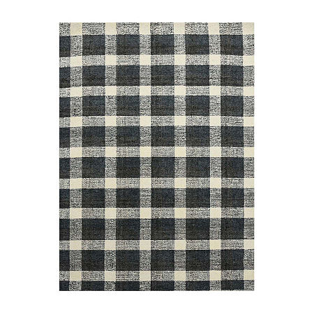 Click here for Amer Rugs Travelia Kae Plaid Hand Tufted Indoor Re... prices