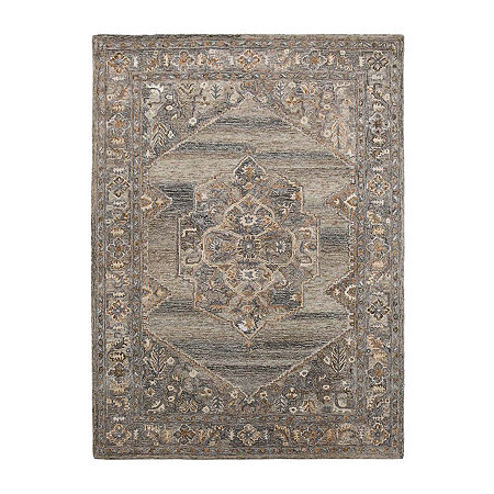 Click here for Amer Rugs Vermusia Medallion Hand Tufted Indoor Re... prices