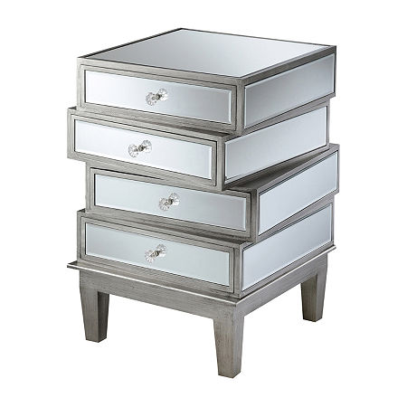 Click here for Gold Coast Living Room Collection Mirrored 4-Drawe... prices