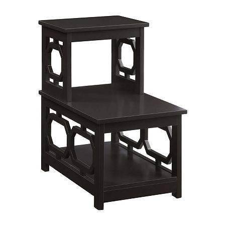 Click here for Omega 2 Step Chairside End Table - Espresso prices