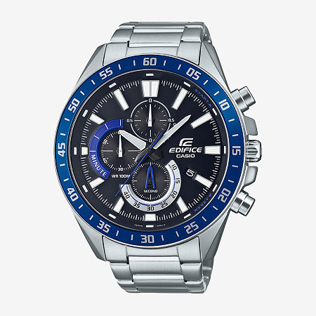 Click here for Casio Mens Silver Tone Stainless Steel Bracelet Wa... prices