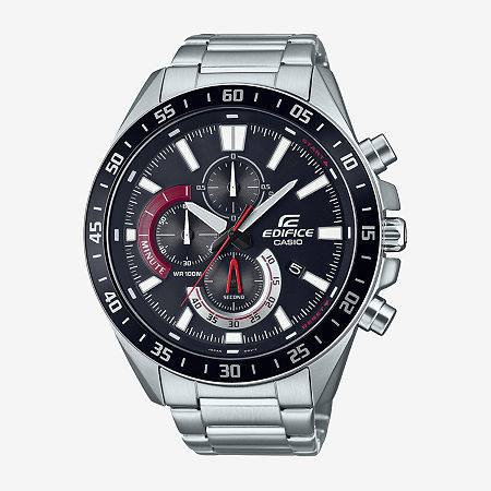 Click here for Casio Mens Silver Tone Stainless Steel Bracelet Wa... prices