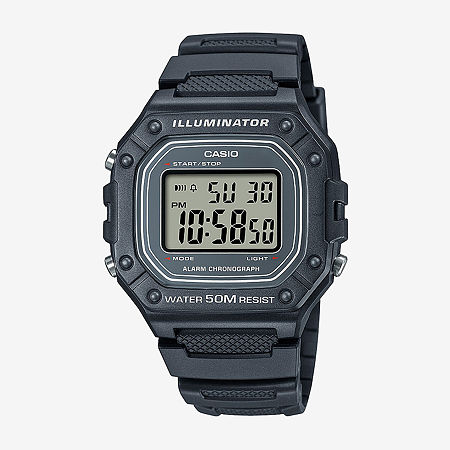 Click here for Casio Mens Gray Strap Watch W218h-8av  One Size prices