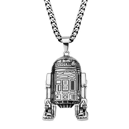 Click here for Star Wars R2-D2 Mens 3D Stainless Steel Pendant Ne... prices