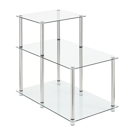 Click here for Designs2go Living Room Collection Glass Chairside... prices