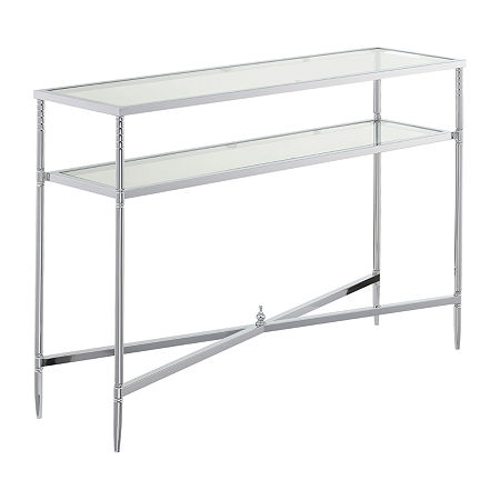 Tudor Console Table - Silver-Tone