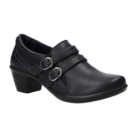 Easy Street Stroll Womens Round Clogs  12 Medium  Blue