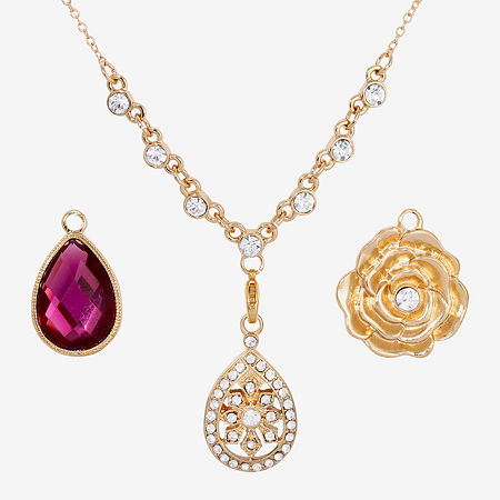 Click here for 1928 Gold Tone Womens Purple 4-pc. Pendant Necklac... prices