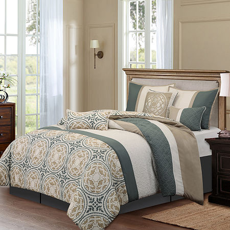 Stratford Park Camila 7-Pc. Comforter Set  Queen - Multi