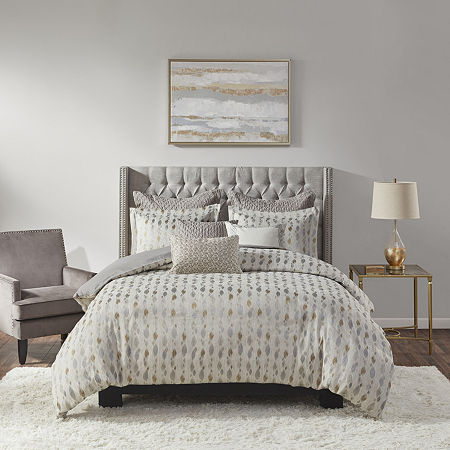Madison Park Signature Sanctuary 8-Pc. Comforter Set  Queen - Taupe
