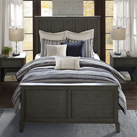 Madison Park Signature Farmhouse 9-Pc.Comforter Set  King - Blue