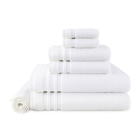 Liz Claiborne Luxury Egyptian Air Rich Bath Towel  One Size  White
