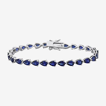 Click here for Womens Lab Created Blue Sapphire Sterling Silver 7... prices