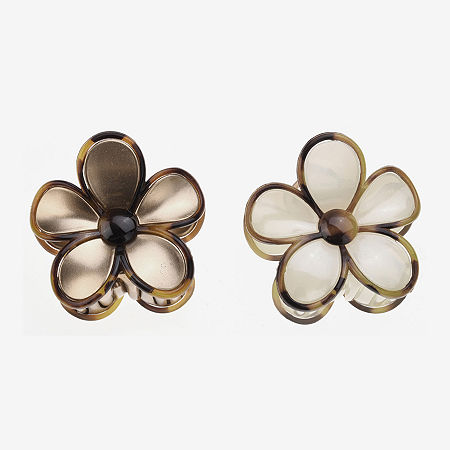 Click here for Arizona Flower 2-pc. Hair Clip  One Size  Brown prices
