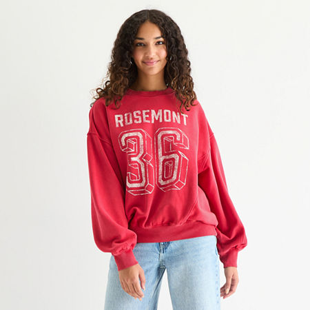 Click here for Arizona Womens Crew Neck Long Sleeve Juniors Sweat... prices