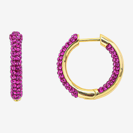 Click here for Sparkle Allure Womens Purple Crystal 10K Gold Over... prices