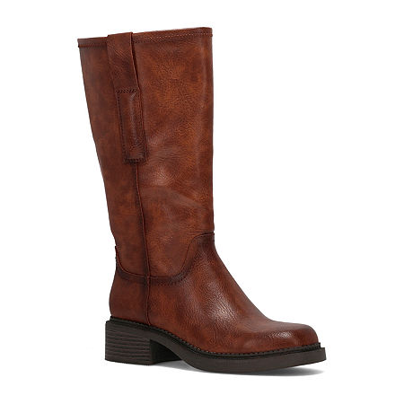 Click here for Frye and Co. Womens Mayvis Stacked Heel Riding Boo... prices