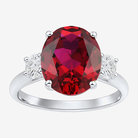 Click here for Womens Gemstone & 3/8 CT. T.W. Lab-Grown Diamond S... prices