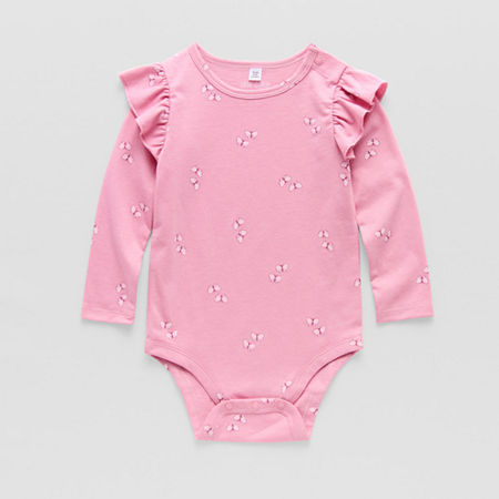 Click here for Okie Dokie Baby Girls Round Neck Long Sleeve Bodys... prices