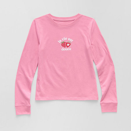 Click here for Thereabouts Little & Big Kid Girls Crew Neck Long... prices