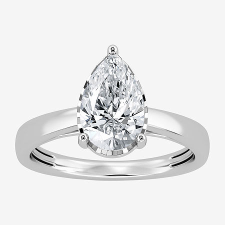Click here for (I / Si2) Womens 2 CT. Lab Grown White Diamond Pea... prices