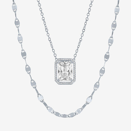 Click here for 2-pc.Birthstone Necklace Set in Pure Silver Over B... prices