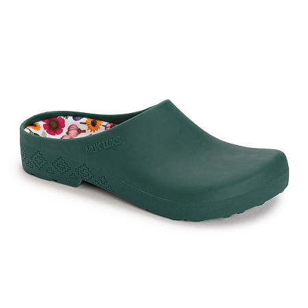 Click here for Muk Luks Womens Garden Clog and Glove Set - Sunny prices