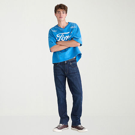 Click here for AEROPOSTALE Mens Straight Leg Jean  38 32  Blue prices
