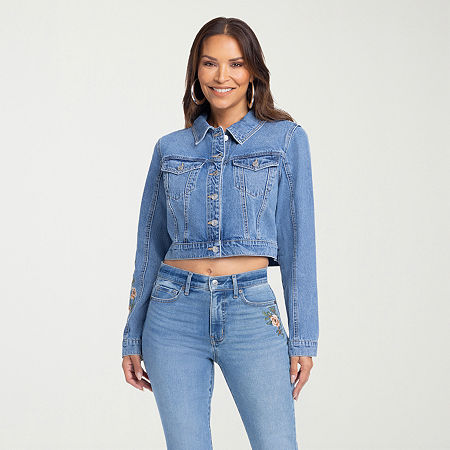 Click here for JS Jessica Simpson Womens Denim Embroidered Midwei... prices